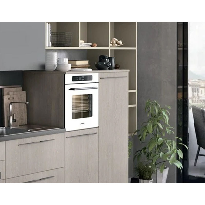 Kejia Wood Veneer Kitchen Cabinet Rack Designs Cheap Apartment Gray ...
