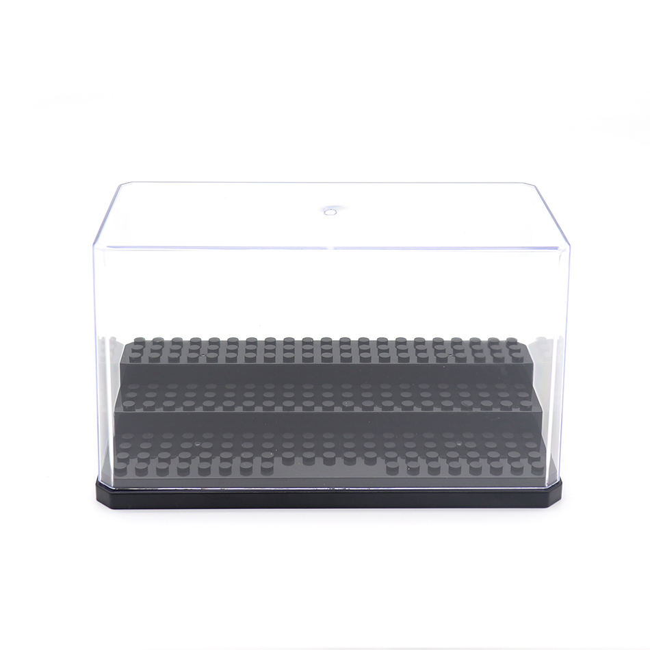 18x9x10cm Plastics Brick Block Mini Action Figures Display Case