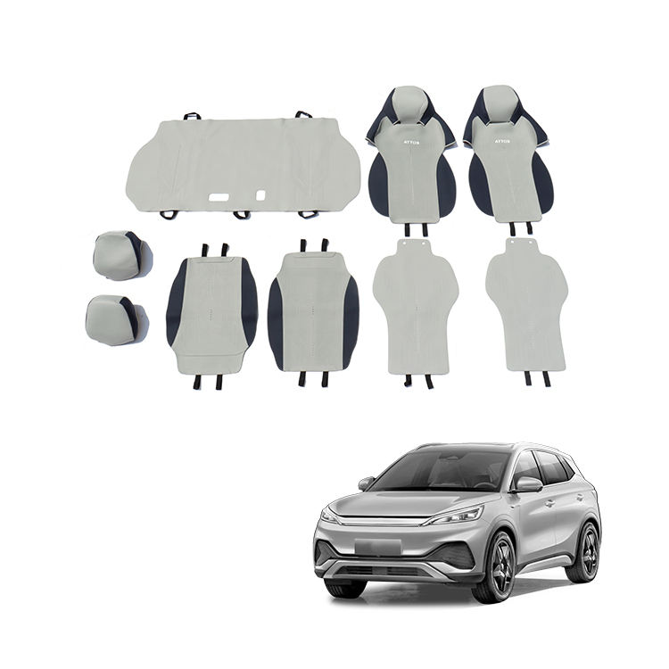 BYD Atto 3 Yuan Plus Car Seat Cover Kit - Full Set Luxury Waterproof ...