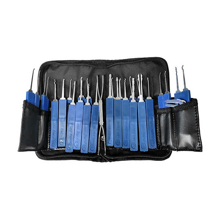 Locksmith Boss Lock Pick 28+6pcs Hand Tools & Practice Padlock