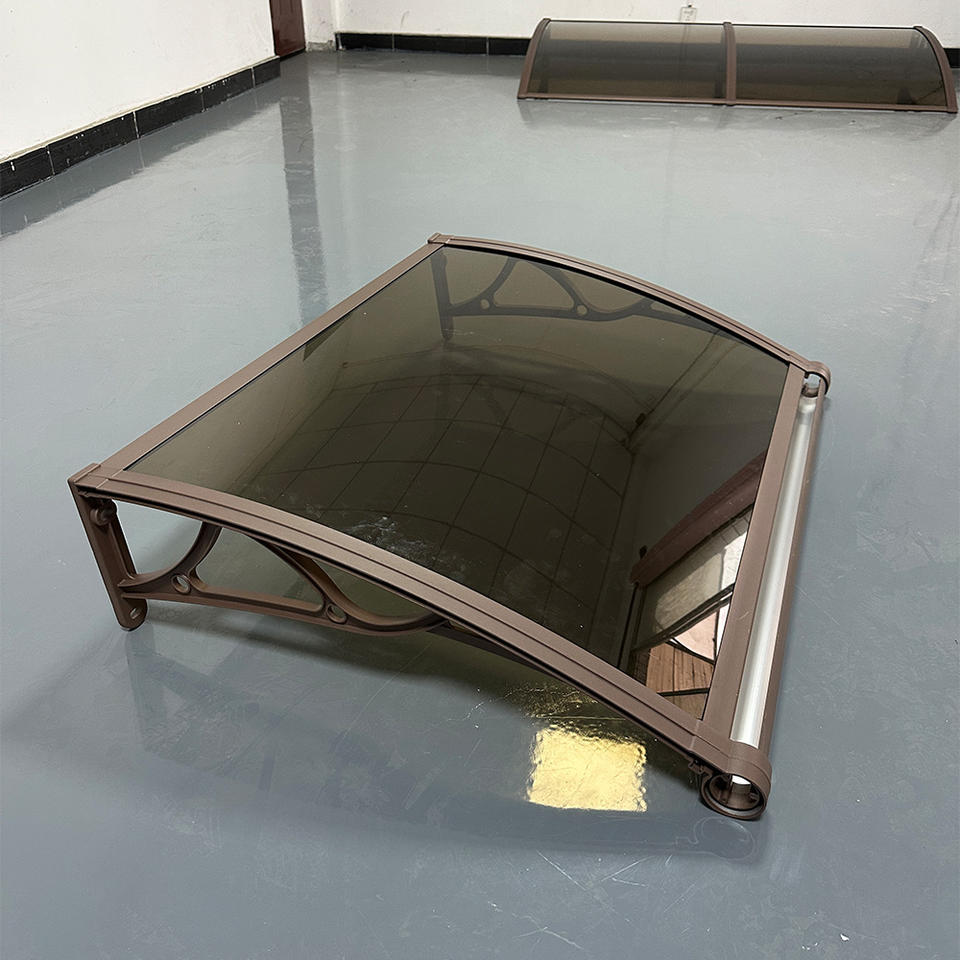 Fixed Sun Shade Awning Wall Mounted Outdoor Canopy Polycarbonate Panel ...