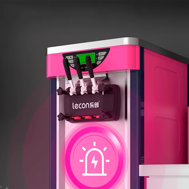 3 Flavors Commercial Soft Serve Ice Cream Soft Machine Frozen Yogurt ...