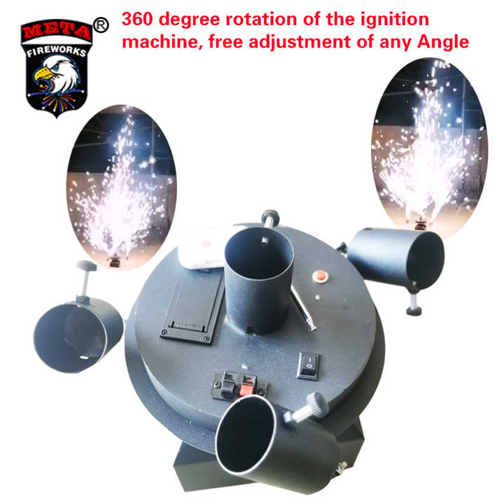 Luxury Black Firework Cake with Remote Firing System for Events