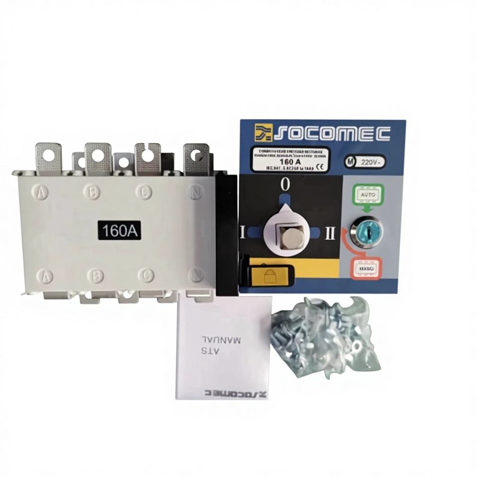 Socomec Automatic Transfer Switch ATS Model YES1-250G 100A 4P Three ...