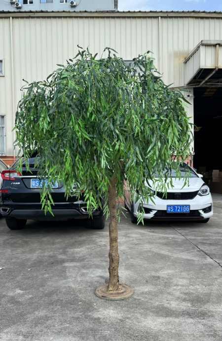 Custom 4m Giant Natural Looking Fiberglass Fake Willow Tree
