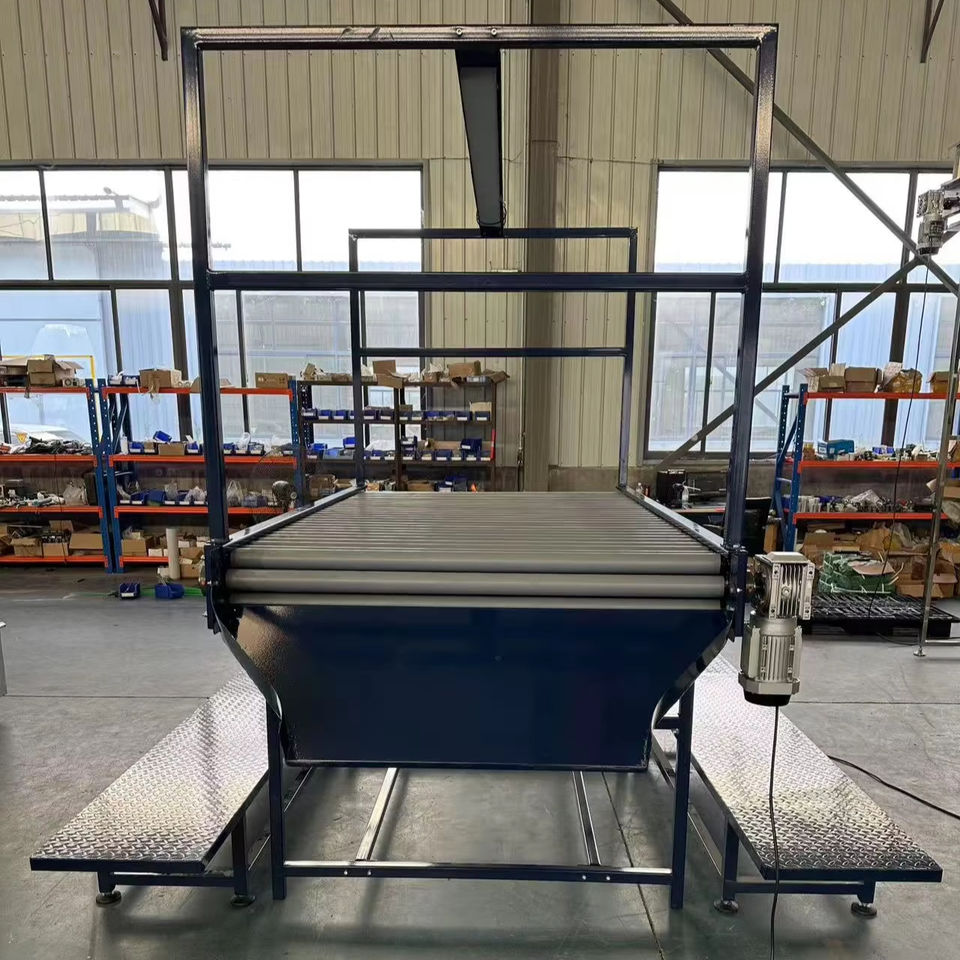 Roller Sorting Table Conveyor for Tomato Potato and Cherry Sorting ...