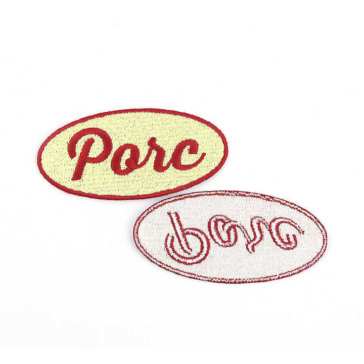 Custom Design Diy Embroidery Patch Iron on Round Shape Embroidery Patches for Jackets Hats ...