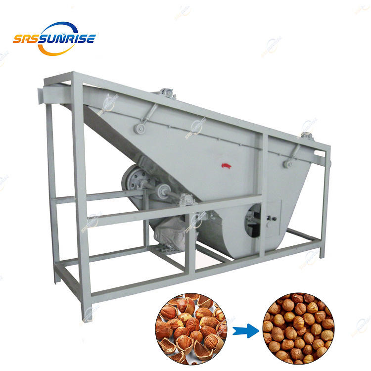 200KG Nuts Shell Separating Hazelnut Shelling and Kernel Separator ...