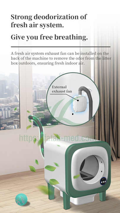 Al Intelligent Poop Removal Machine Cat Toilet Large Self-cleaning ...