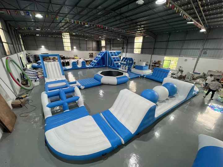 Inflatable Floating Water Park Obstacle Course for Adults
