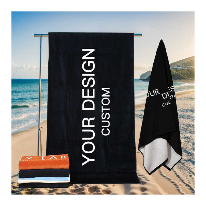 Eco-friendly Custom Design Beach Towel - Quick Dry & Reusable