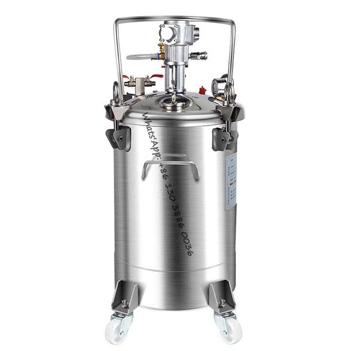 60L Portable Paint Spray System - Automatic Agitating Pressure Tank