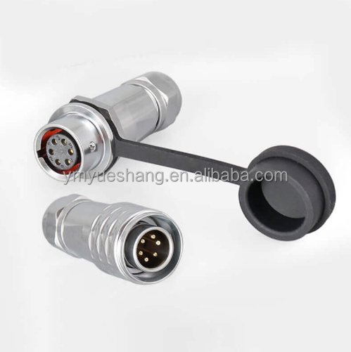 SP Series IP68 Waterproof Cable Connector 2/3/4/5/6/7/9/12Pins SP11 ...