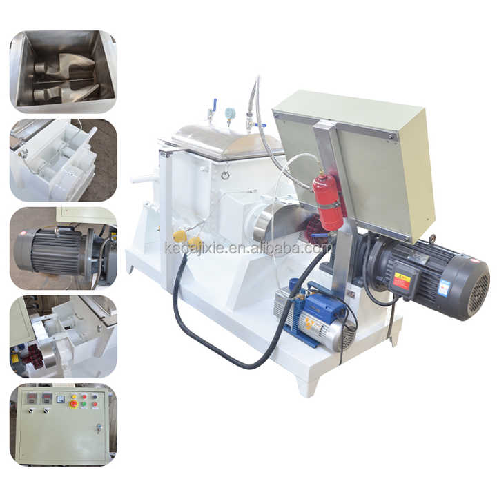 KEDA 5L 50L KNEADER MACHINE Lab Double Z Blade Mixer Sigma Shape Arm ...
