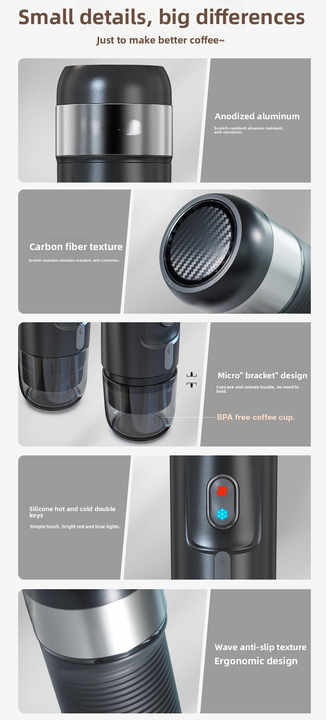 Italian Style Portable Drip Coffee Maker Home Adapter Gift Set for Hot ...