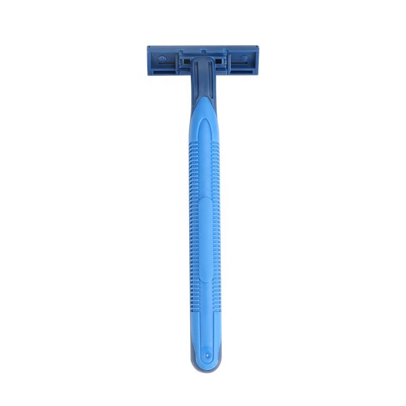 Triple Blade Disposable Rubber Handle Shaving Razor for Men OEM Private ...