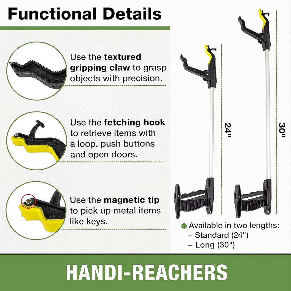 High Qualityaluminum Picker Grabber Rubbish Pick up Tool Elderly Fruit ...