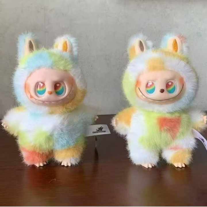 V1 V2 V3 V5 Wholesale Labubu Keychain Doll Pop Mart Blind Box Plush Toy ...