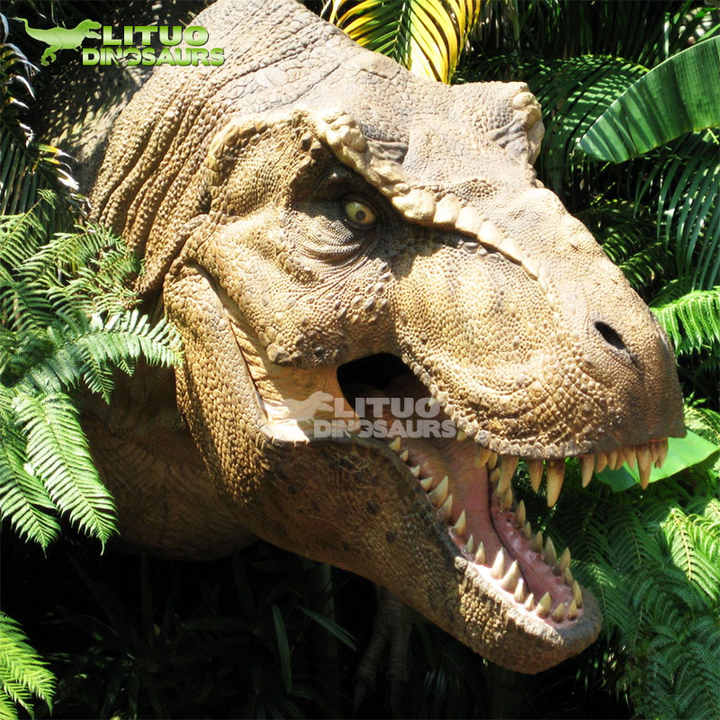 Realistic Life Size T Rex Dinosaur Head - Intelligent & Customized