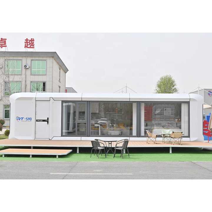 Fully Furnished Portable Prefab Villa Pods Prefabricated Cabin House ...