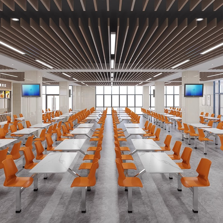 Luxury Restaurant Lunch Room Furniture School Cafeterial Table and ...