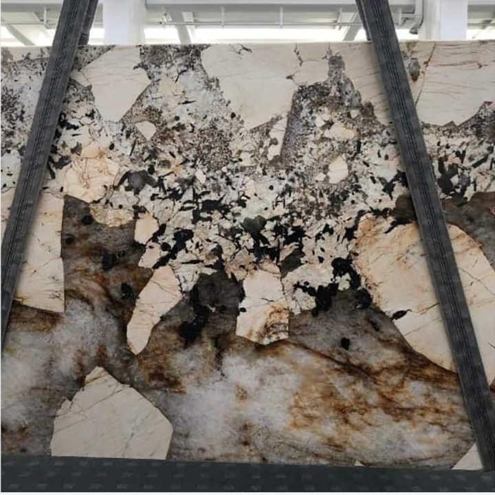 Modern Luxury Brazilian Pandora Marble Slab White Natural Stone for ...