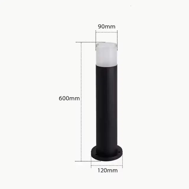 Outdoor Waterproof IP65 E27 LED Bollard Light for Landscape Yard Pathway LED Garden Lawn Light ...
