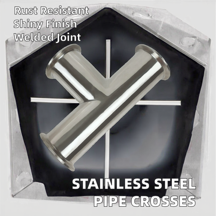 Source Factory Sanitary Grade 304/316 Stainless Steel Welded Cross ...