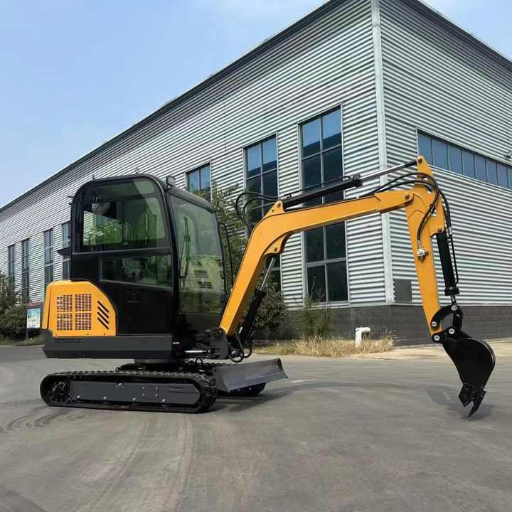 Cheap Diesel 1 Ton Mini Excavator New Small China Micro Diggers Machine ...