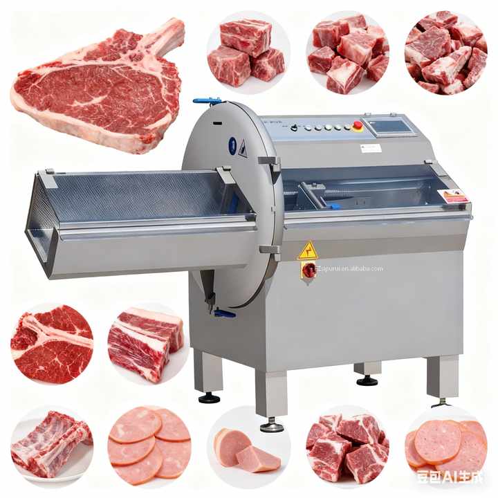 Automatic Commercial Frozen Meat Cutter Machine Win Good Admiration ...
