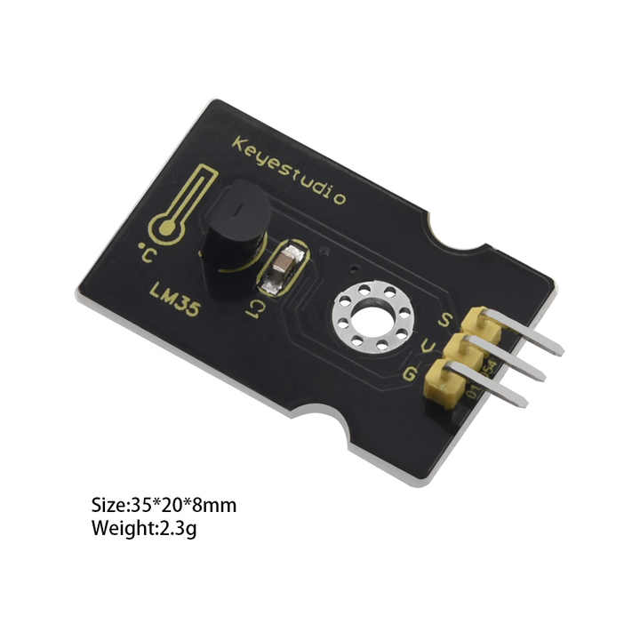 Keyestudio LM35 Módulo Sensor de Temperatura Lineal para Arduino para ...