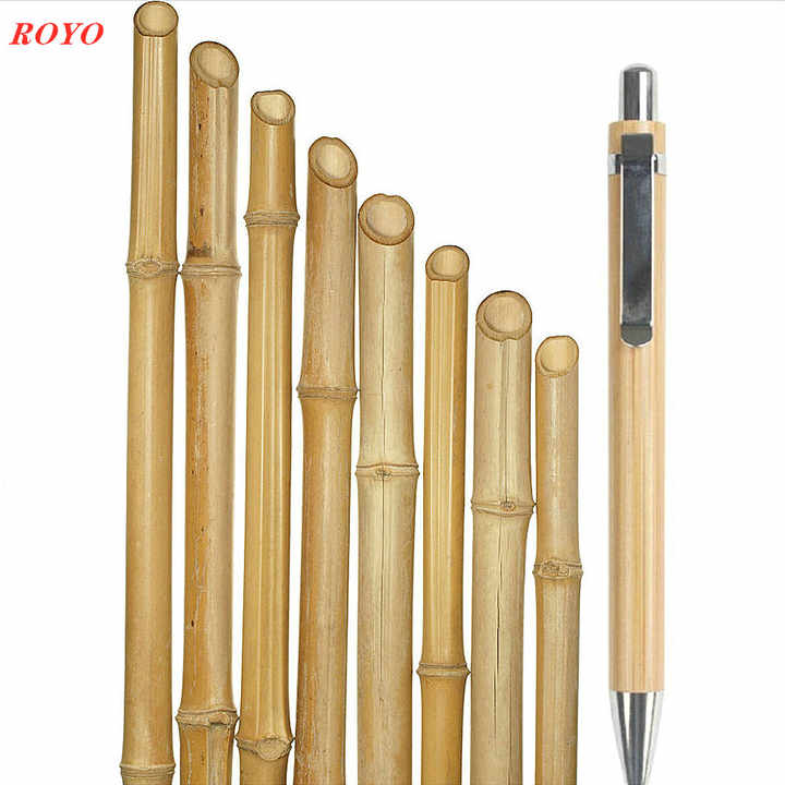 Advertising Promotional Cheap Printing Promo Eco Friendly Bamboo Ballpoint Pen With Custom Logo ...