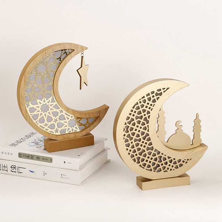 New Eid Mubarak Ramadan Moon Tree Eid Muslim Decoration Home Outdoor ...