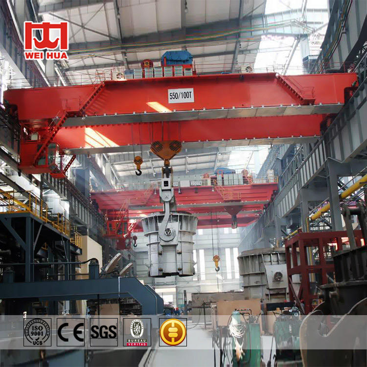 Heavy Duty QDY Foundry Bridge Crane High Temperature Resistant Crane ...