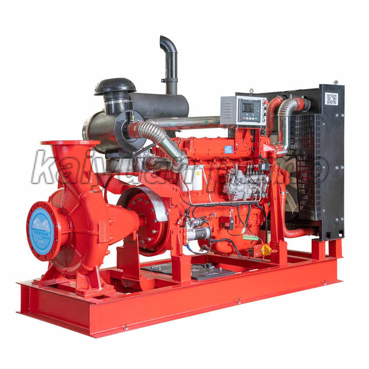 500GPM 8 BAR XBC Series Diesel Engine Fire Pump Horizontal Type High ...