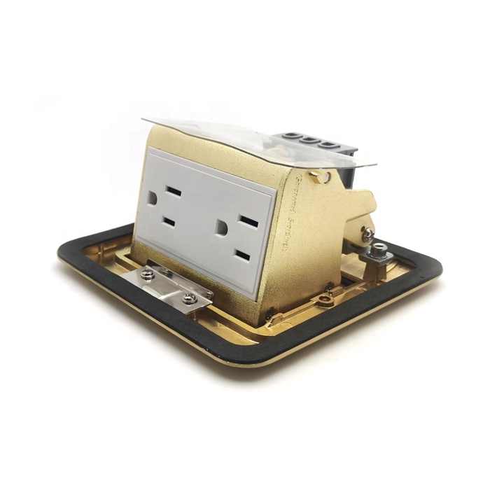 Luxury Real Brass House America Type 15A Power Electric Ground ...