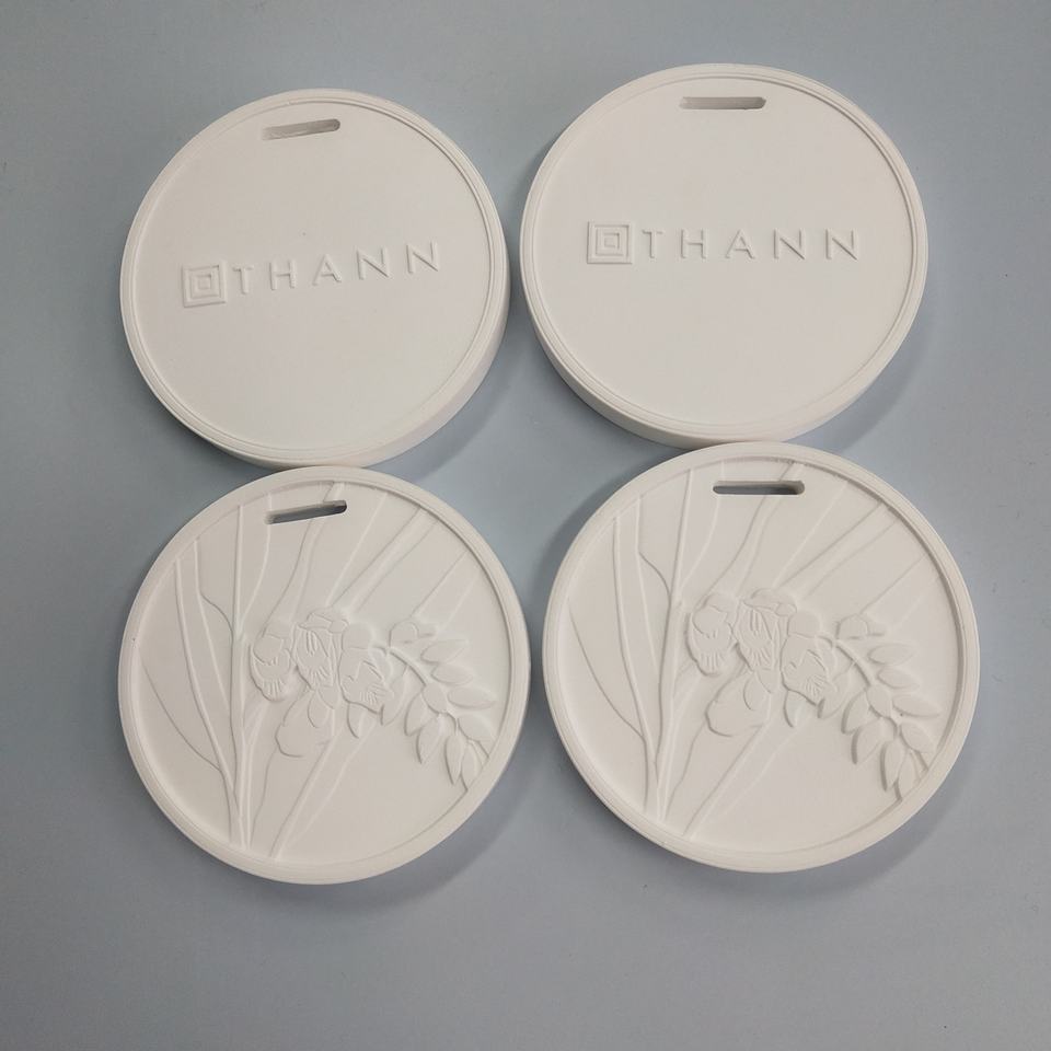 Double-sided logo Scented Plaster Aromatherapy Tablet Hanging Essential ...