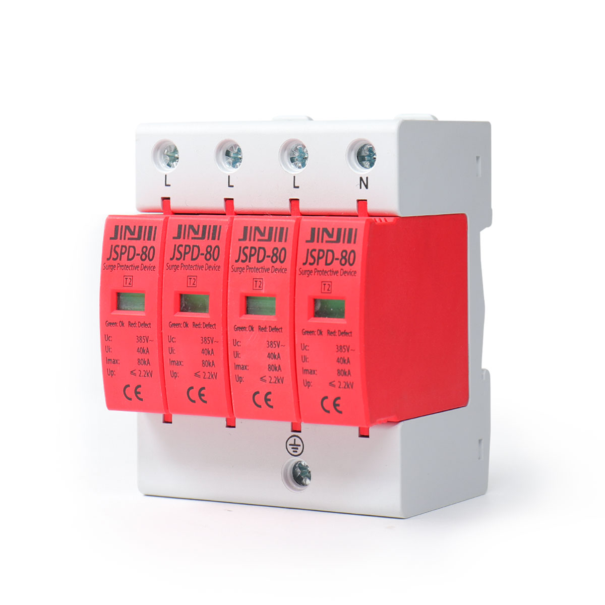 20KA 40KA 60KA surge protector device 3p 4p AC SPD for lightning protection Products from ...