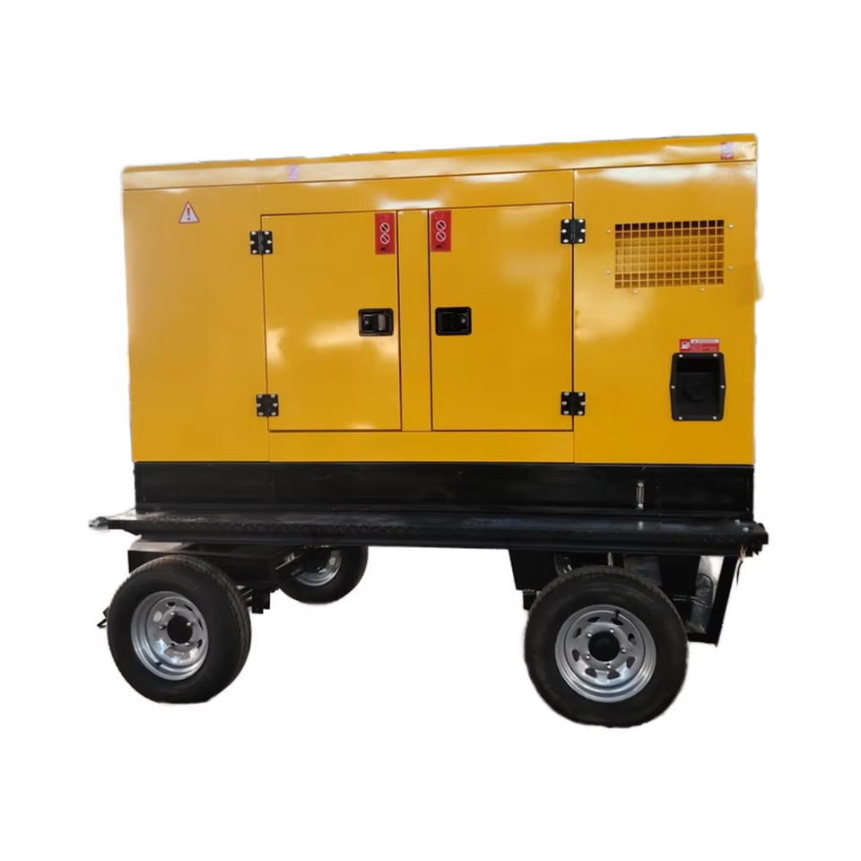 50kW Ultra-Quiet Mobile Diesel Generator Set Open Frame with Sound Insulation for 40kW 60kW 80kW ...
