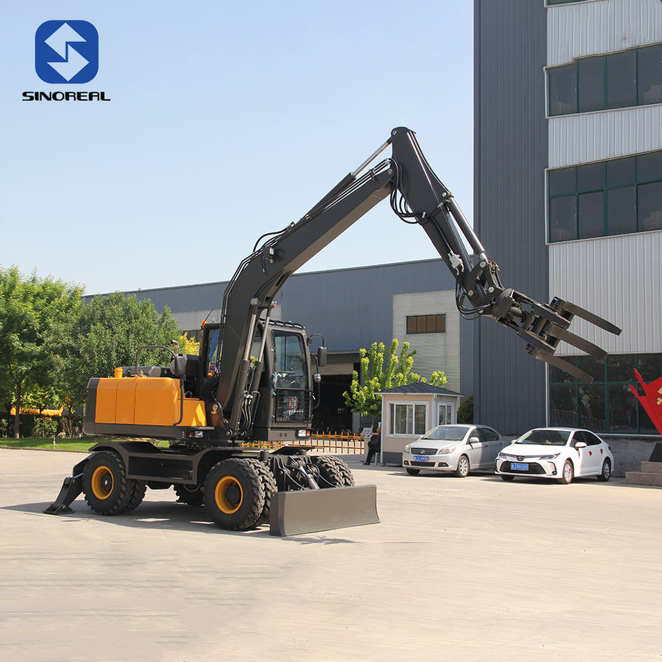 Affordable Construction Machinery Mini Excavator on Wheel Easy to Get ...