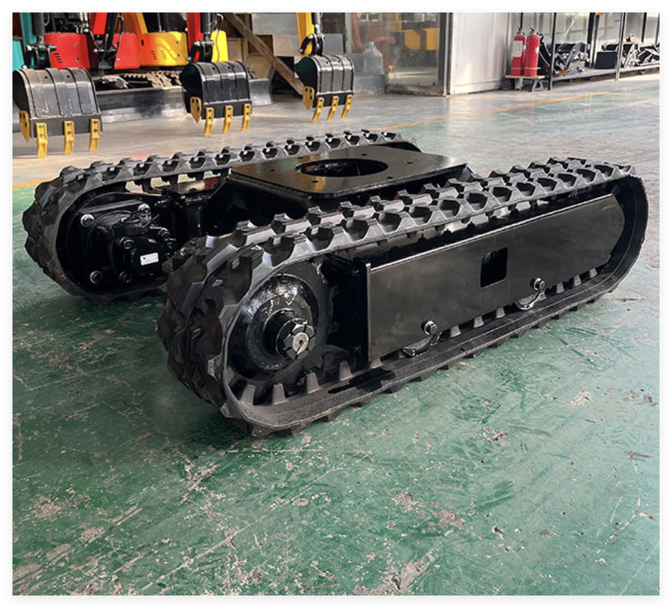 Manufacturer Agriculture Rubber Track Chassis Crawler Chassis Rubber ...