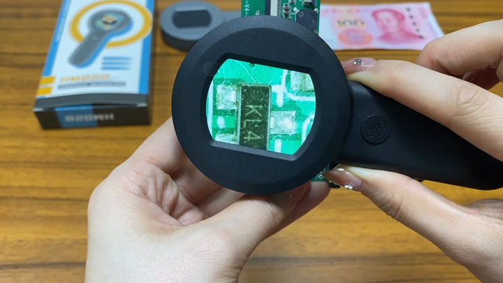 High Quality Magnifying Glass 100X with 8 LED Light 2 Inch Screen ...