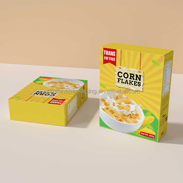 Custom Cardboard Food Packaging - Cereal Nut Product Box