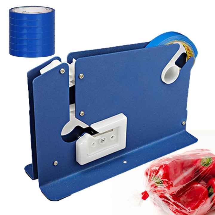 Tape Bag Neck Sealer with Trimmer Blade Ideal for Sealing Candy Bread ...