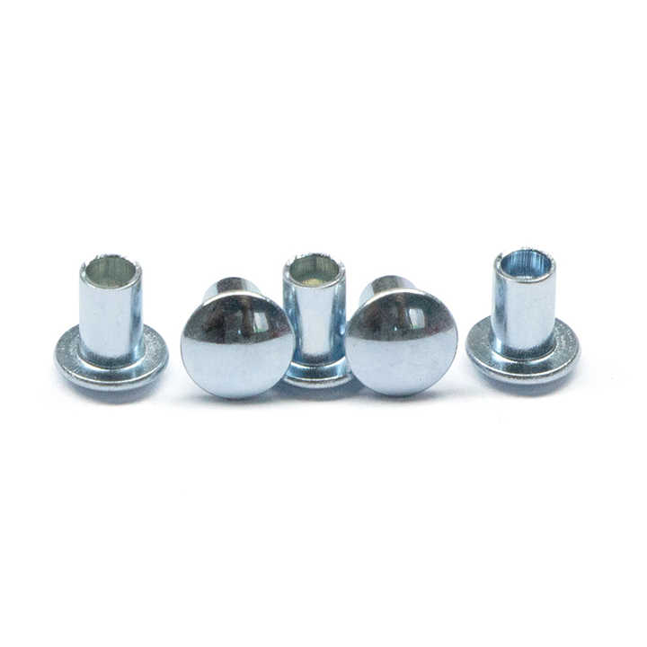 High Material Custom Iron Blue Zinc Plating Galvanized round Head Rivet ...