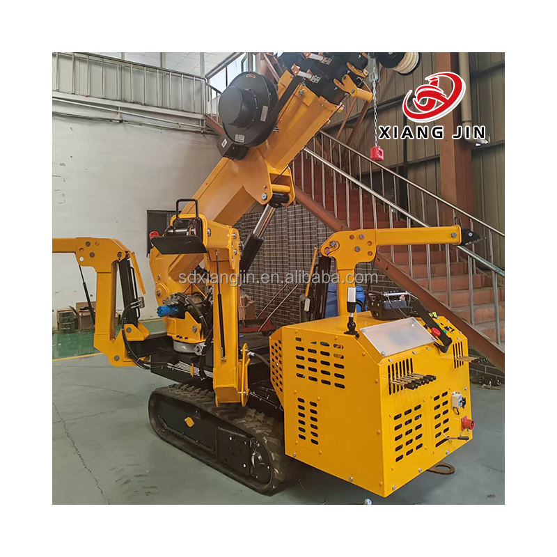Diesel Powered Spider Crawler Crane Portable Lifting Machine for Indoor ...