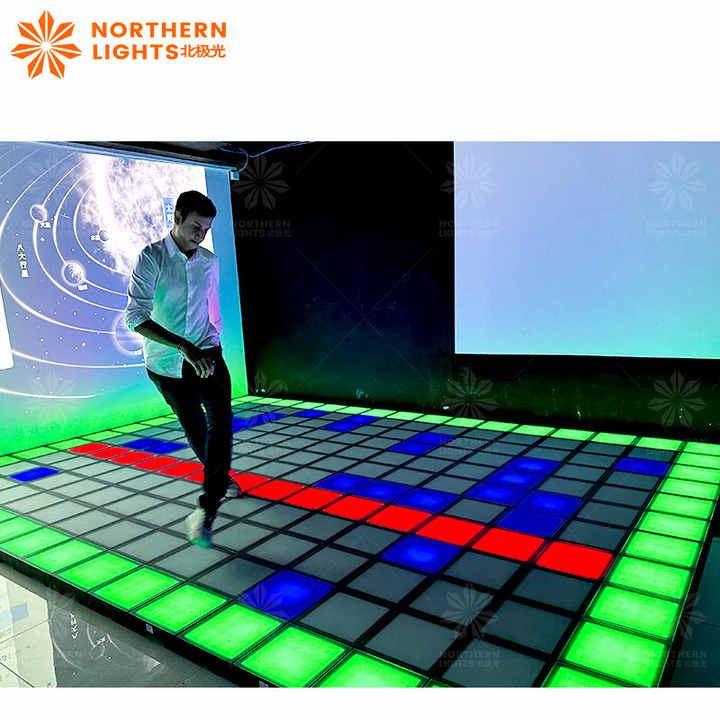 Super Grid Jumping Amusement Park - LED Dance Floor Games