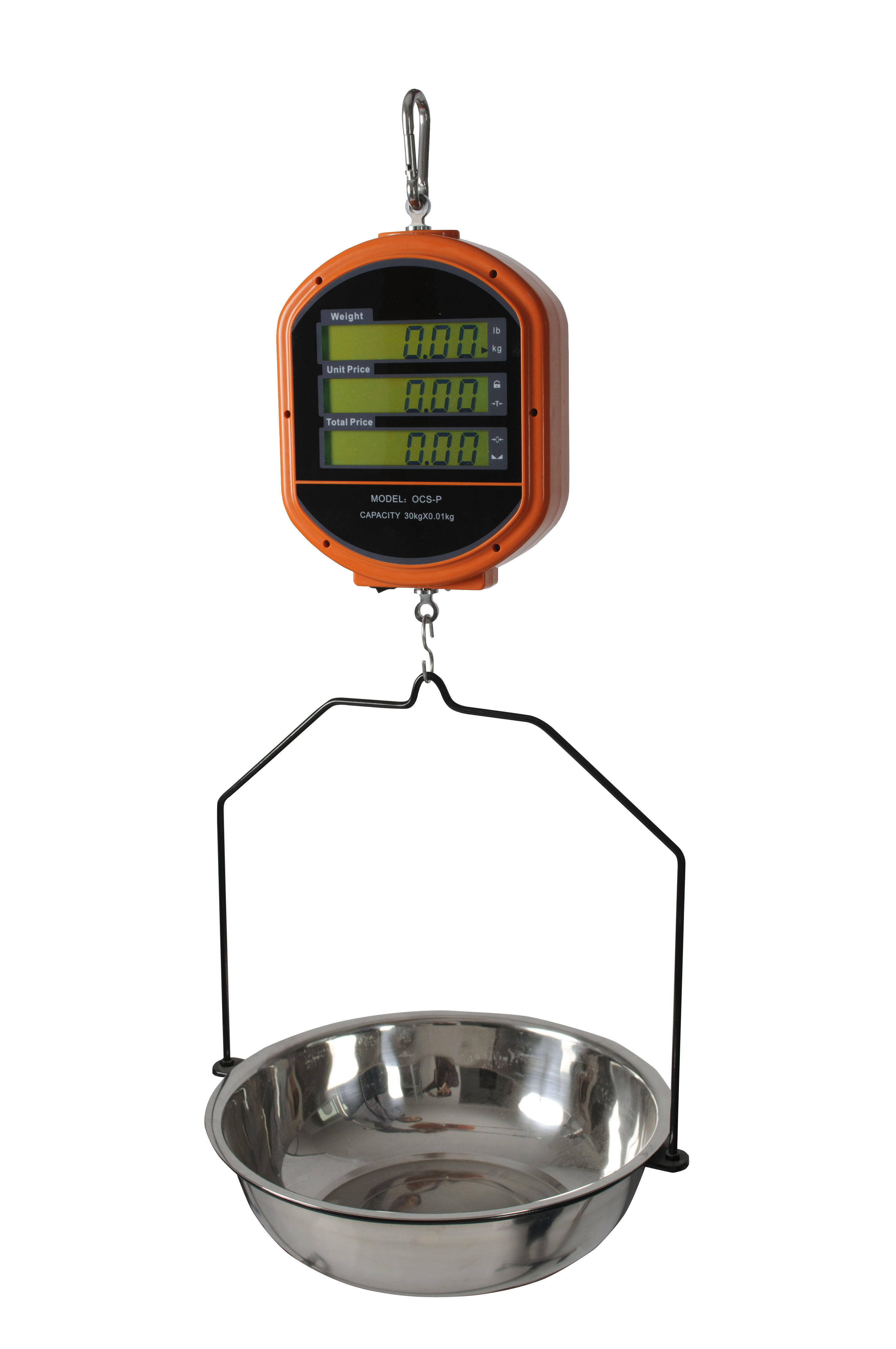 Large LCD Display 6kg 15kg 30kg Weighing Fish Hook Scale Digital ...