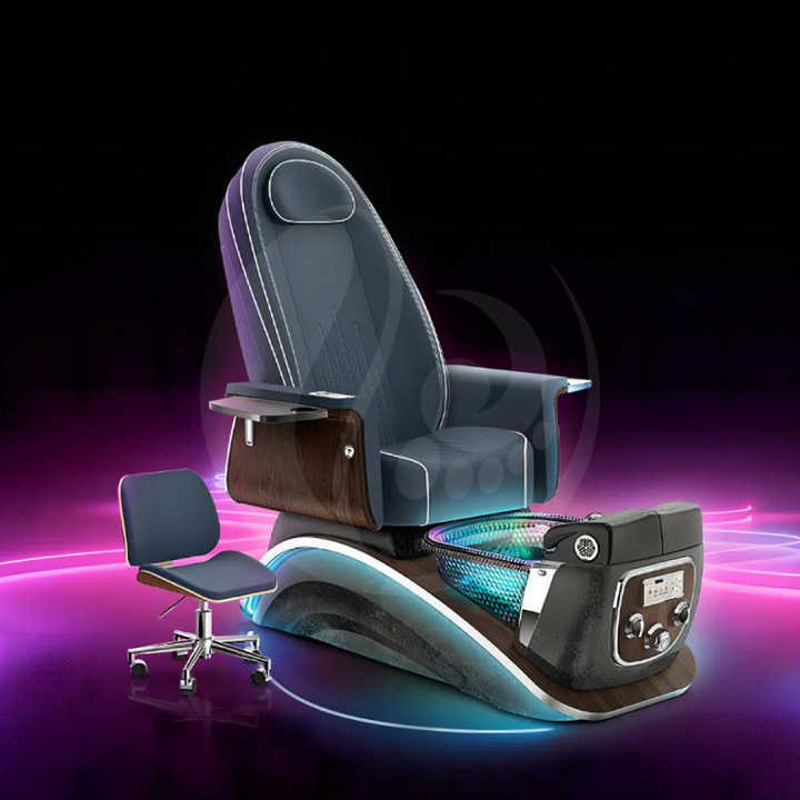 Modern Luxury Manicure Pedicure Chair Reclinable Salon Beauty Light ...