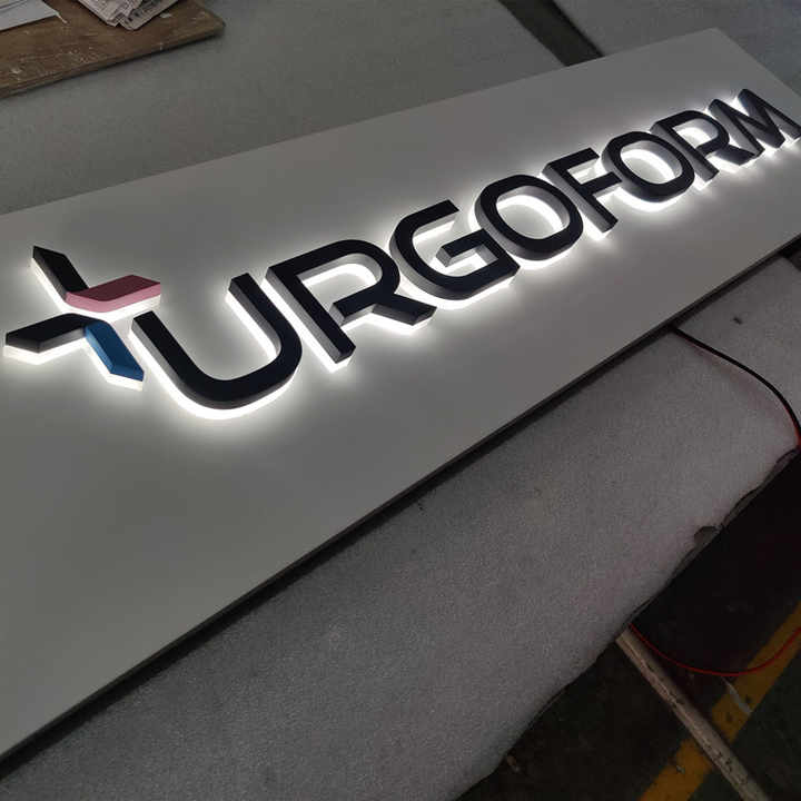 3D Signage China Custom Commercial Interior Office Signs